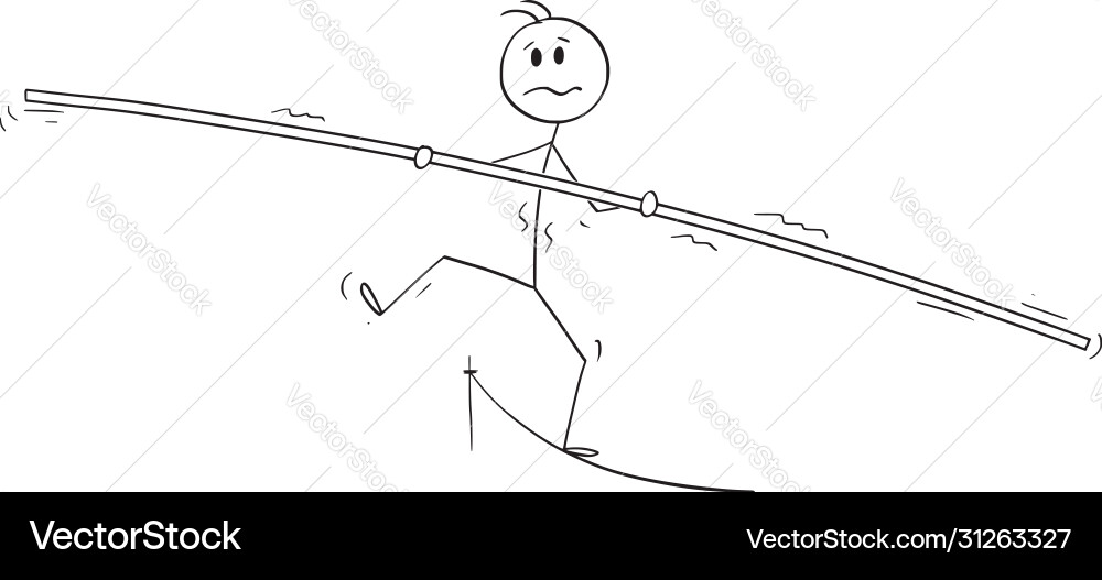 Circus Tightrope Walker Vector Images (97)