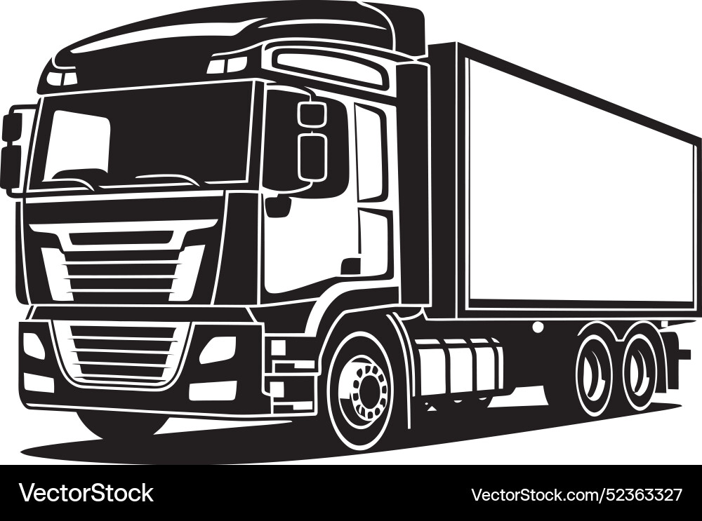 Commercial Truck Fleet Logos Royalty Free Vector Image