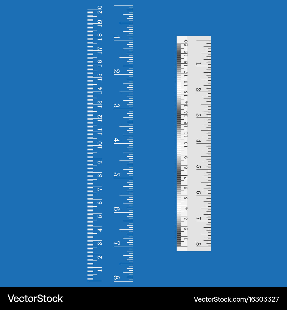 Measuring Ruler Royalty Free Vector Image - VectorStock