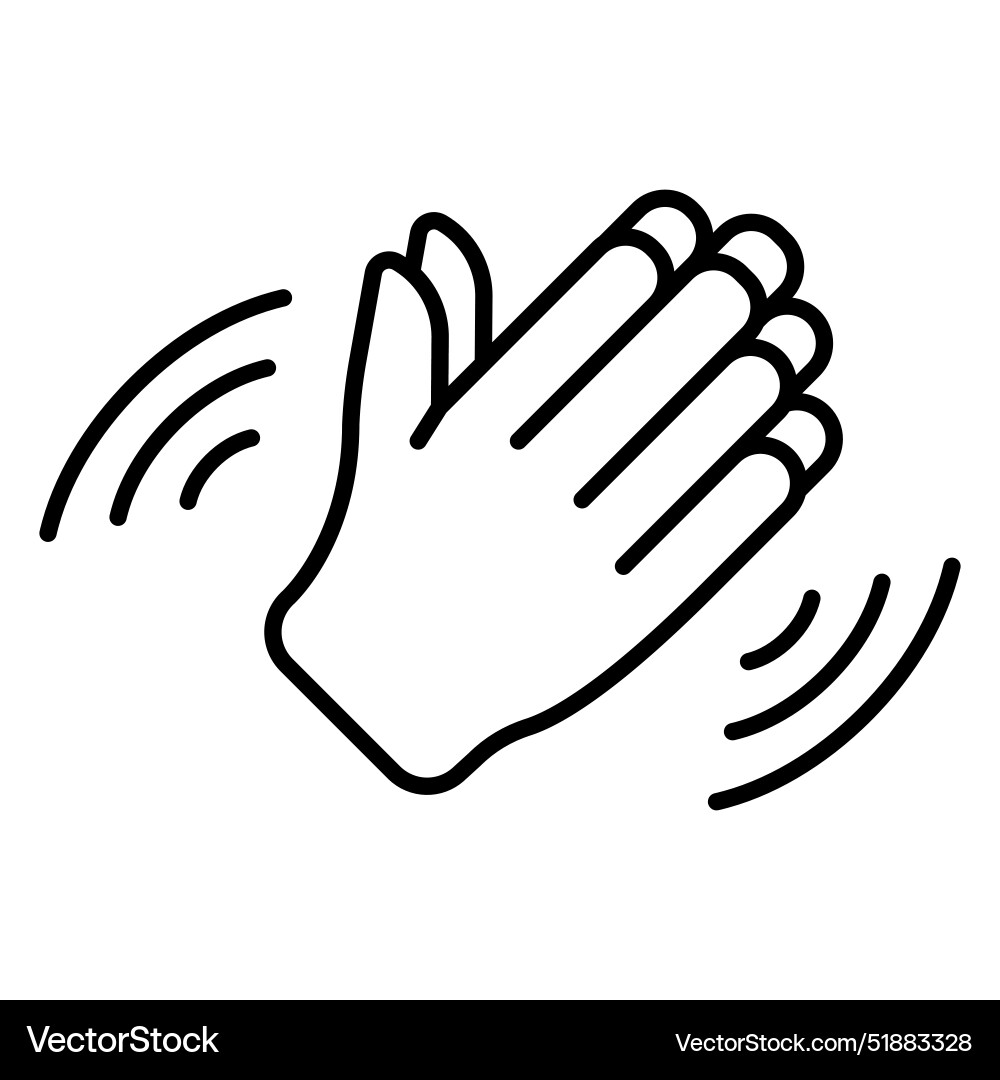 Clapping hands Royalty Free Vector Image - VectorStock
