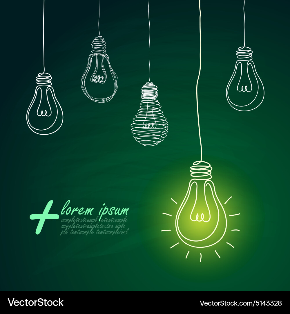 Idea concept3 Royalty Free Vector Image - VectorStock