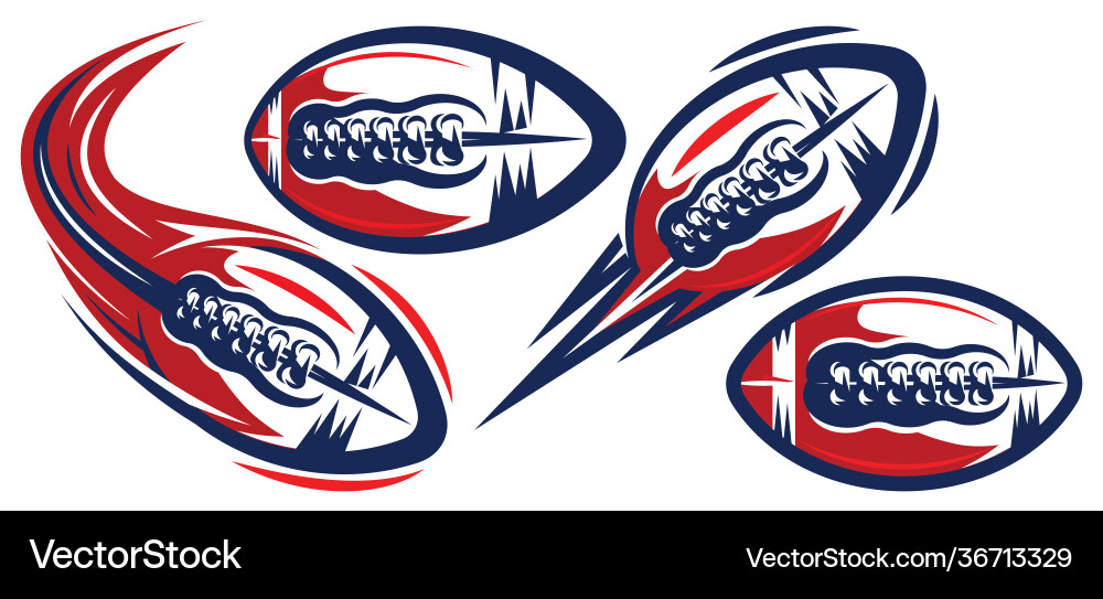 American Football Elements - Sport Set Royalty Free Vector