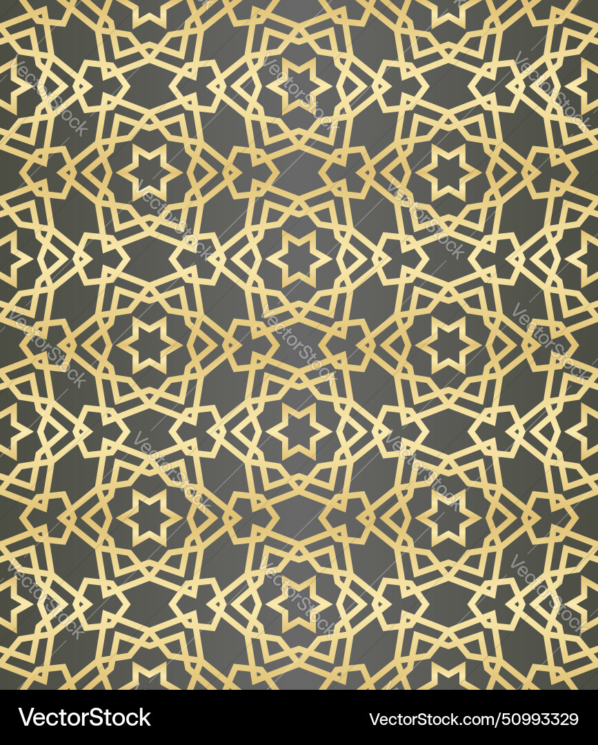 Islamic background with traditional style arabic Vector Image