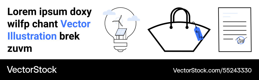 Renewable energy Royalty Free Vector Image - VectorStock