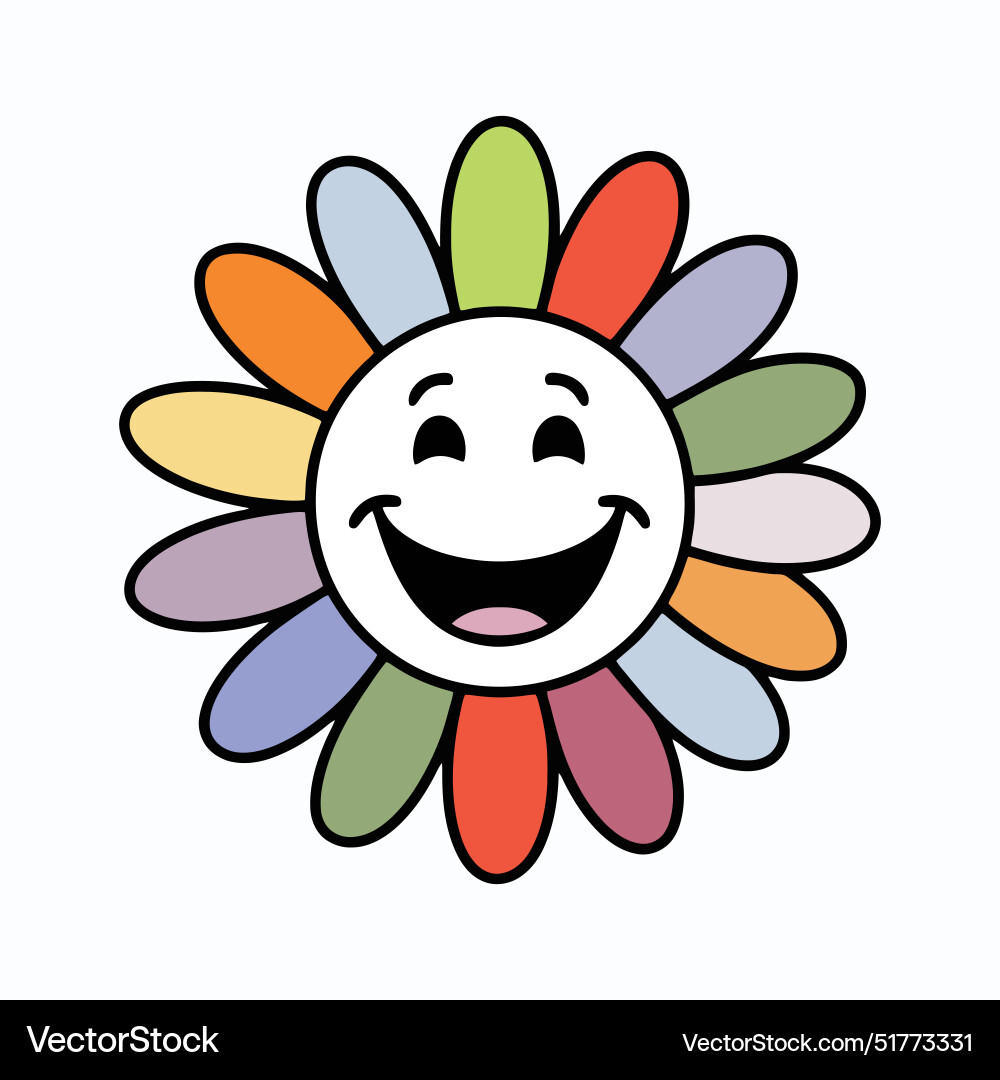 Daisy flower icon Royalty Free Vector Image - VectorStock