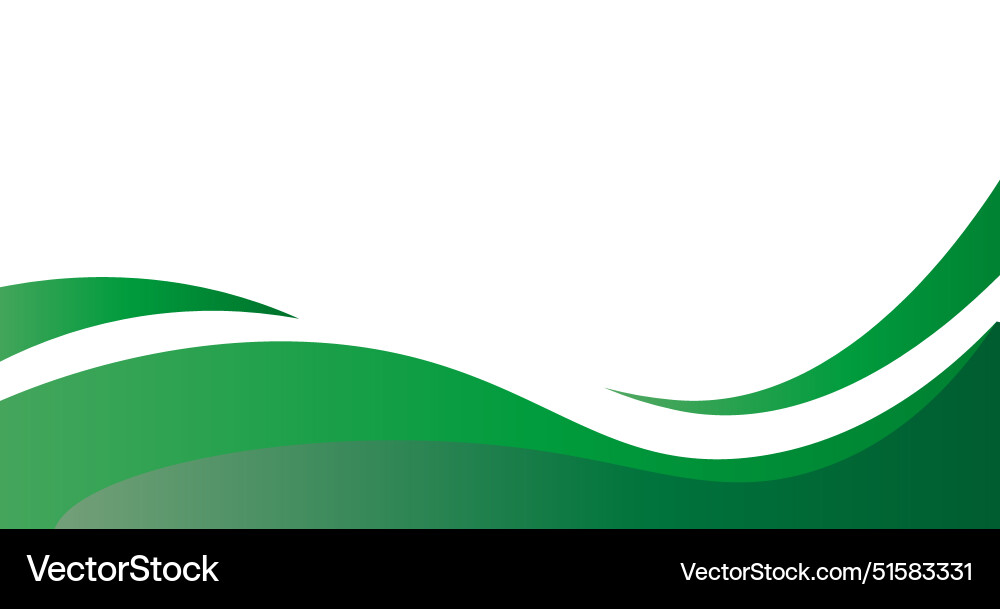 Modern green banner background graphic design Vector Image