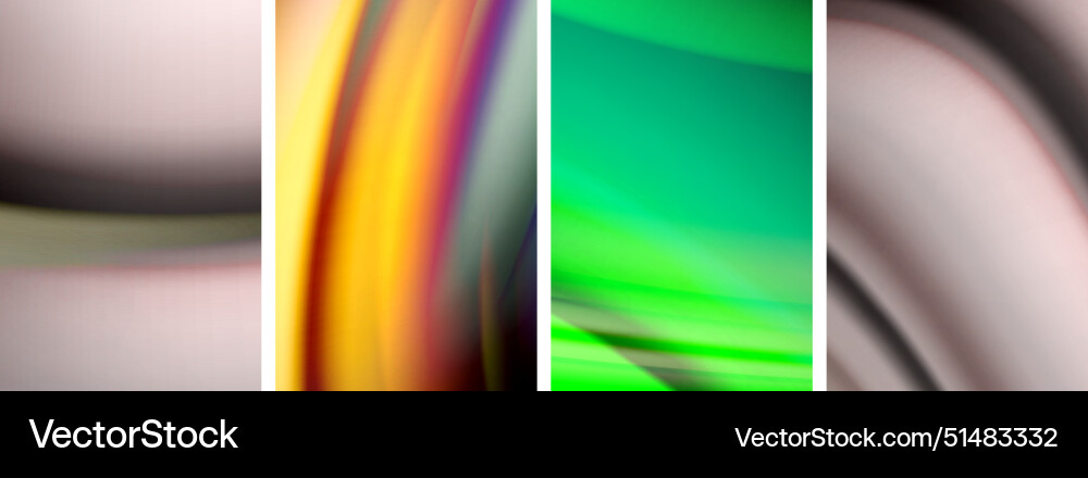 Blurred color line backgrounds Royalty Free Vector Image