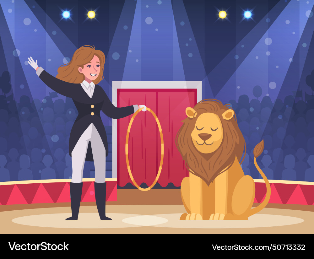 Circus show background Royalty Free Vector Image