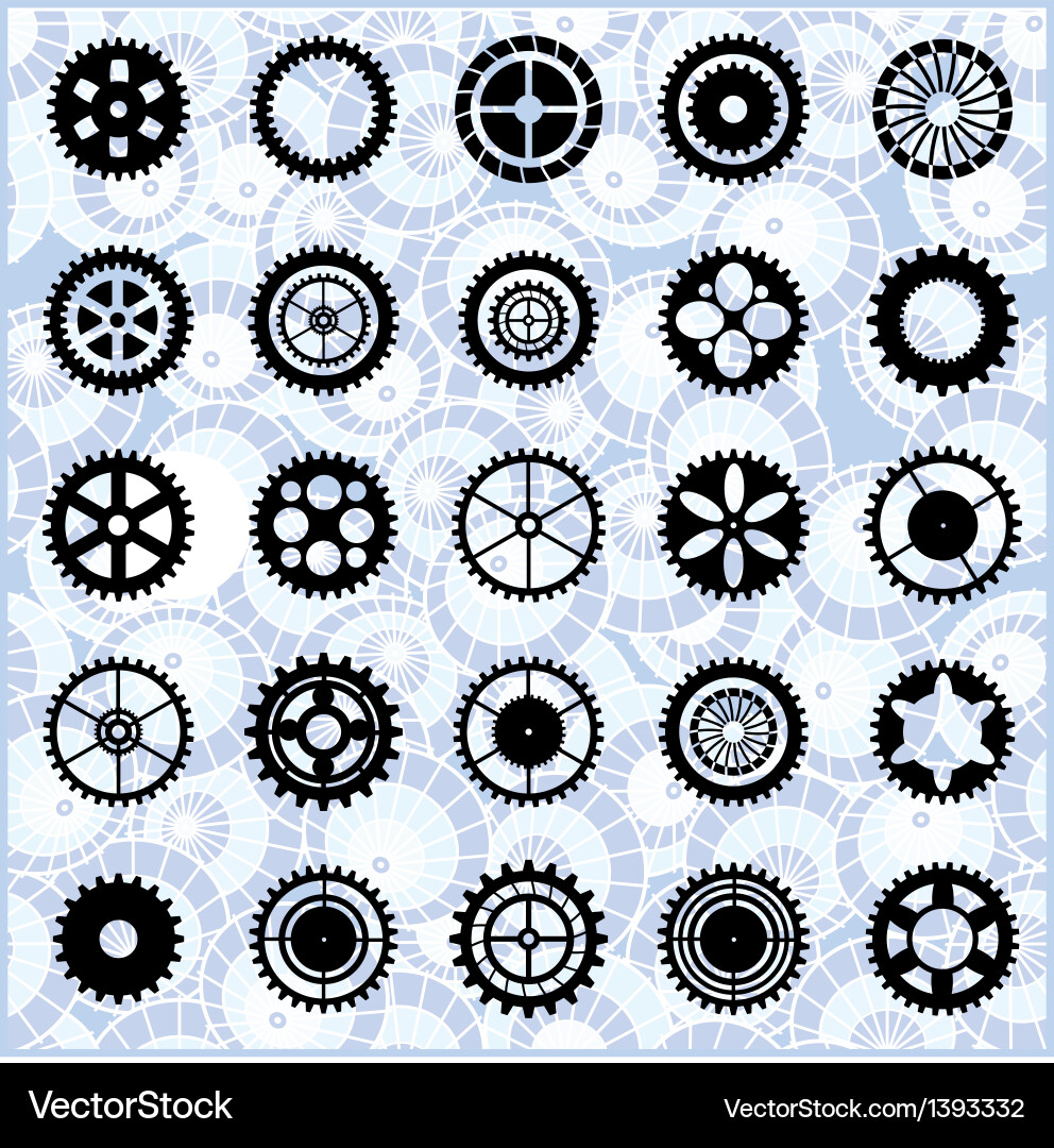 Gears Royalty Free Vector Image - VectorStock