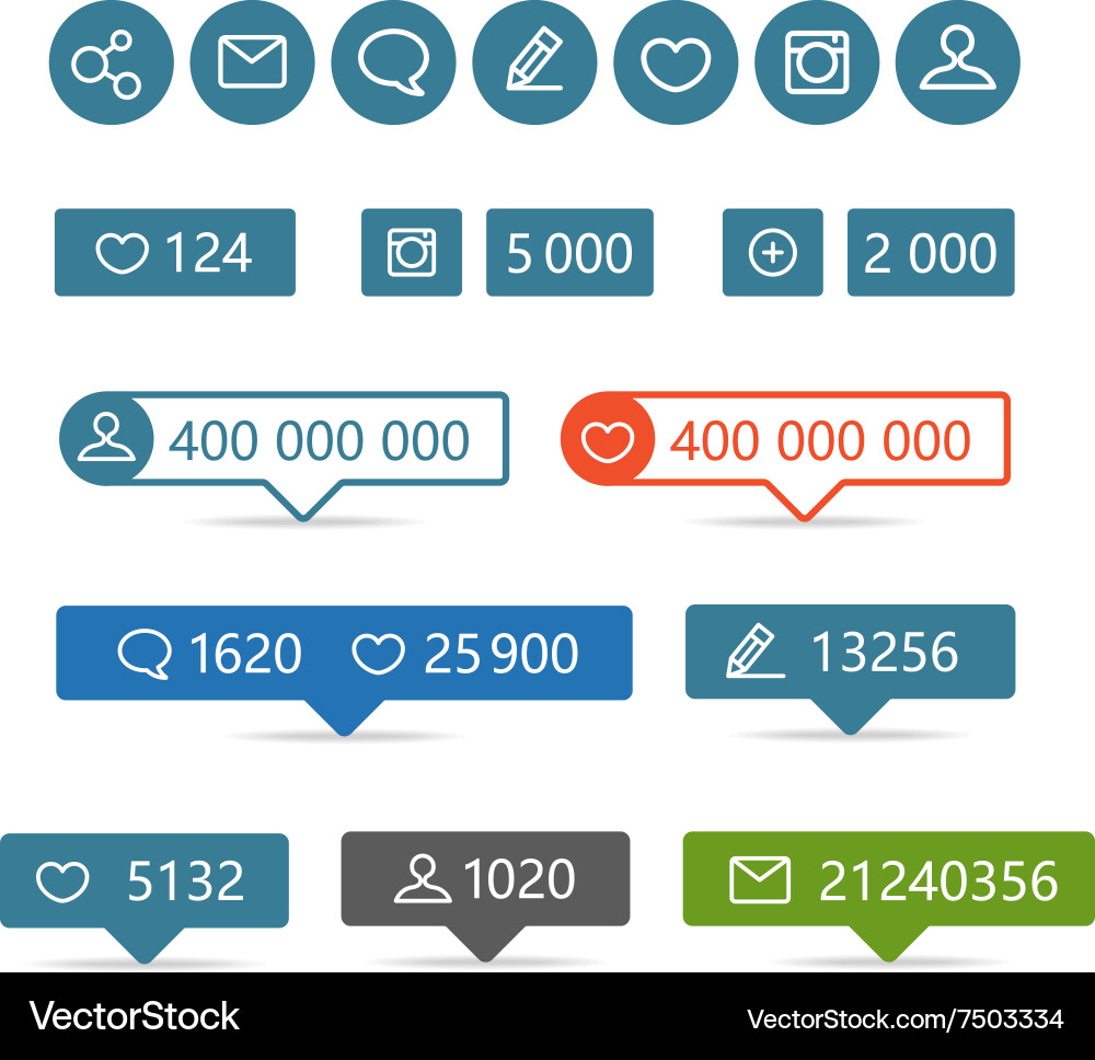 Paper Message Collection Royalty Free Vector Image