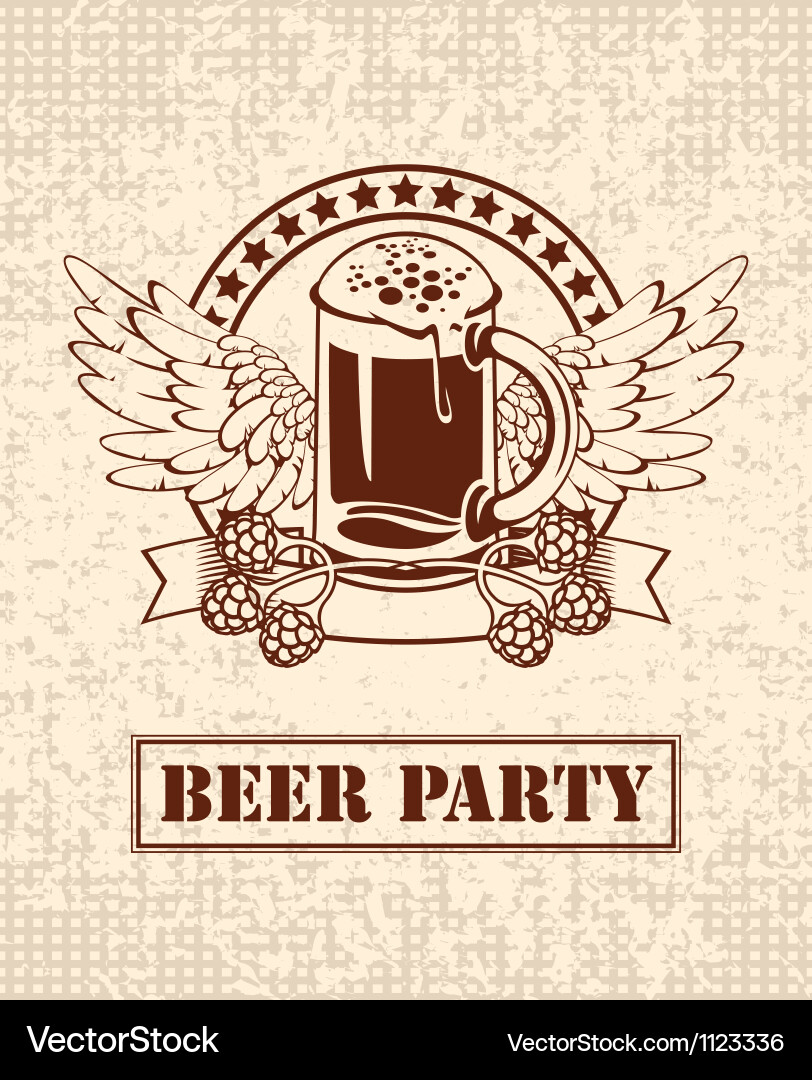 Beer and malt Royalty Free Vector Image - VectorStock