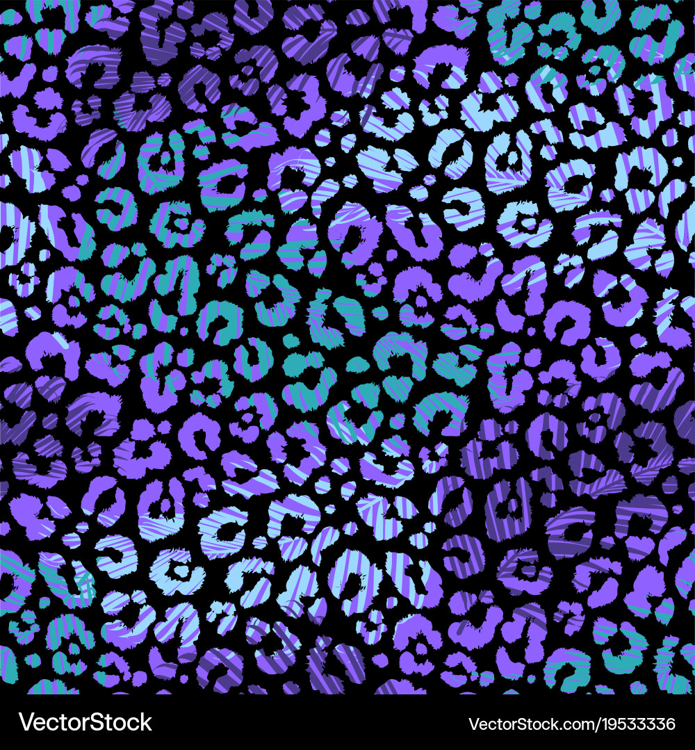 Colorful leopard exotic animal print Royalty Free Vector