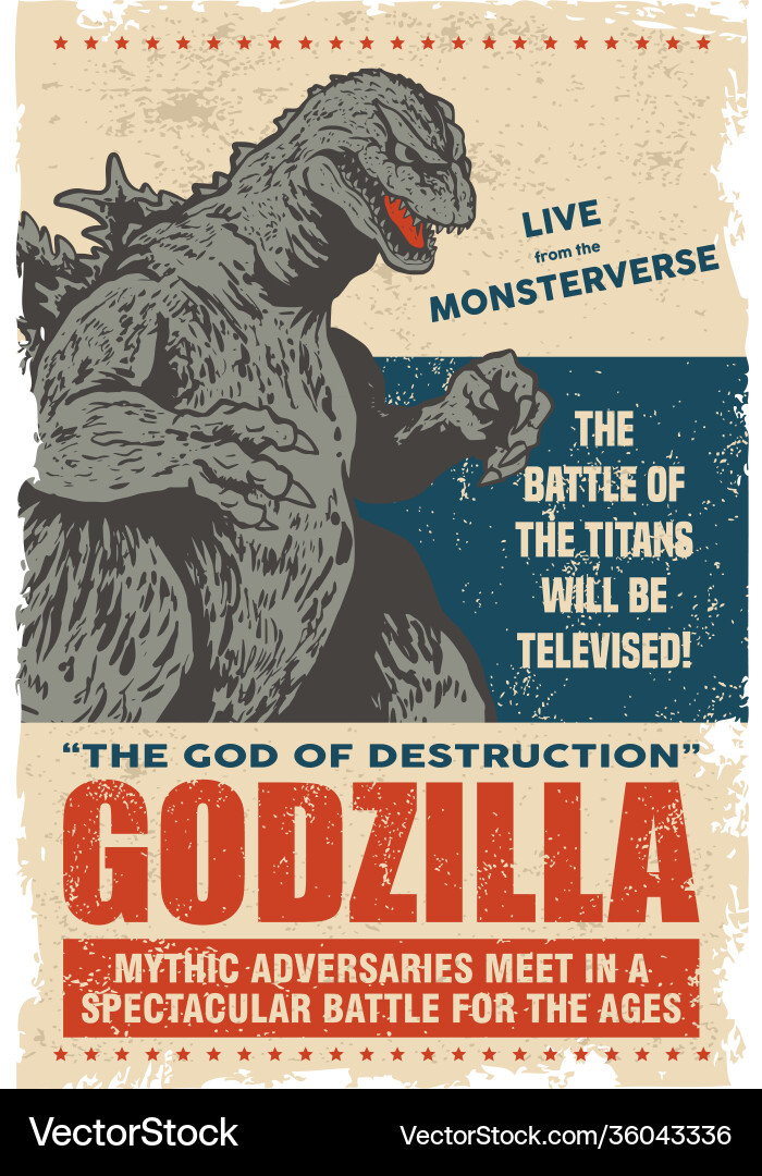 Godzilla Monster Vector Images (over 150)