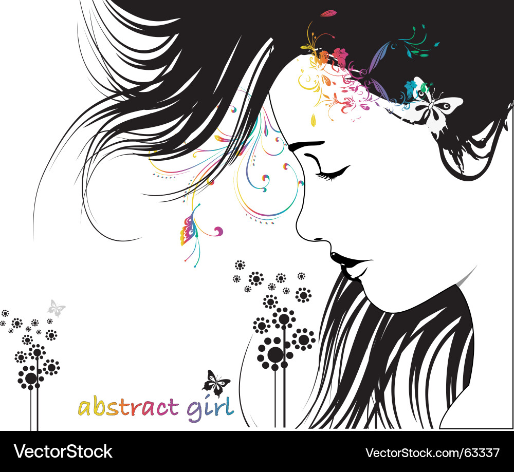 Abstract woman Royalty Free Vector Image - VectorStock