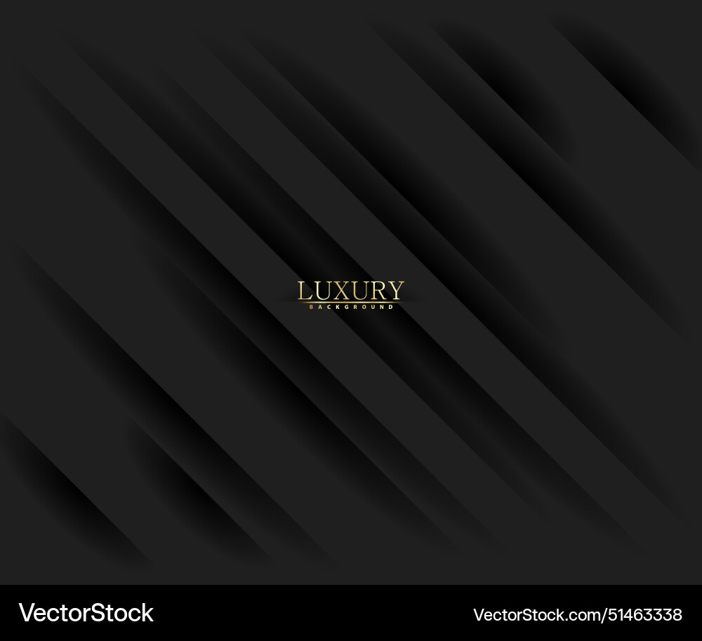 Abstract black luxury background with shiny lines Vector Image
