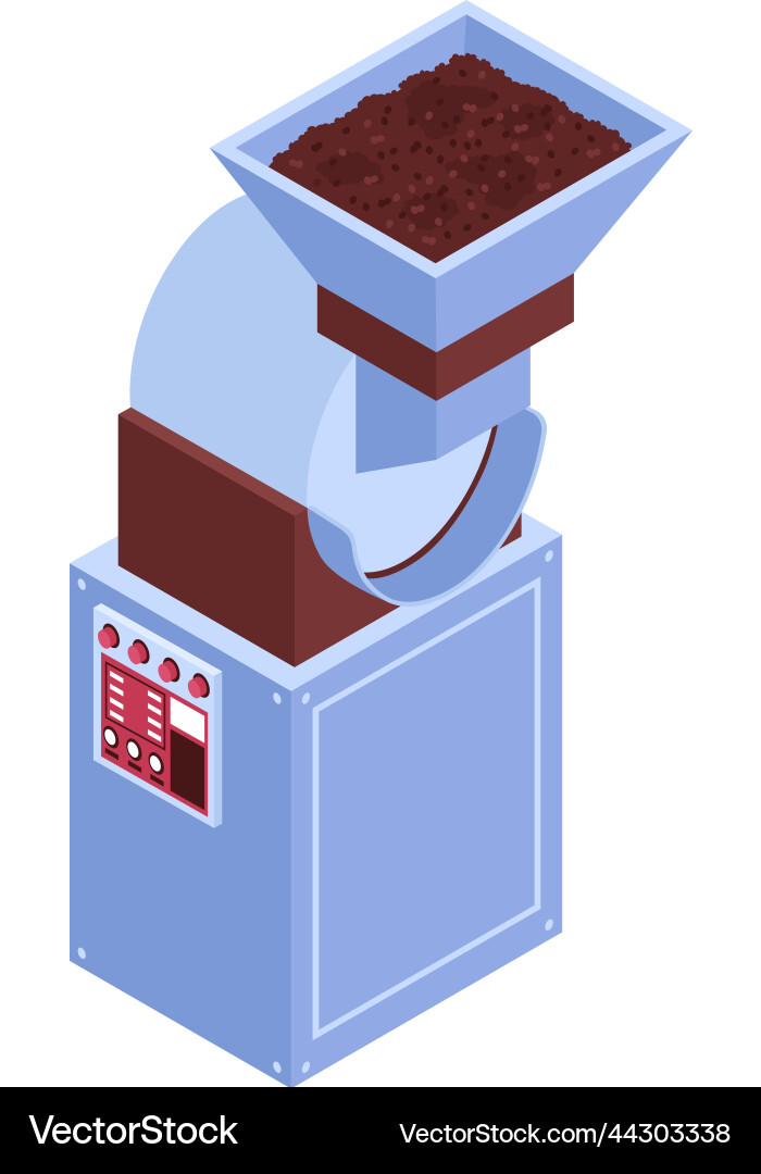 Coffee production icon Royalty Free Vector Image