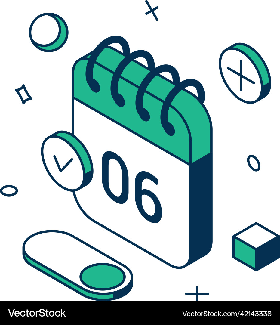 Important meeting reminder turn on notification Vector Image