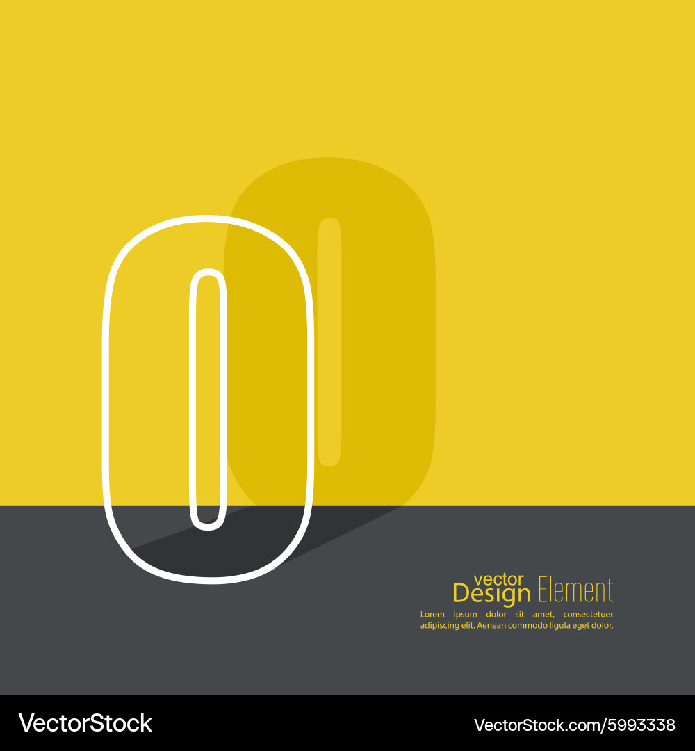 Letter o Royalty Free Vector Image - VectorStock