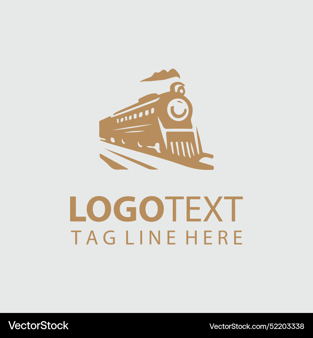 Train logo Royalty Free Vector Image - VectorStock