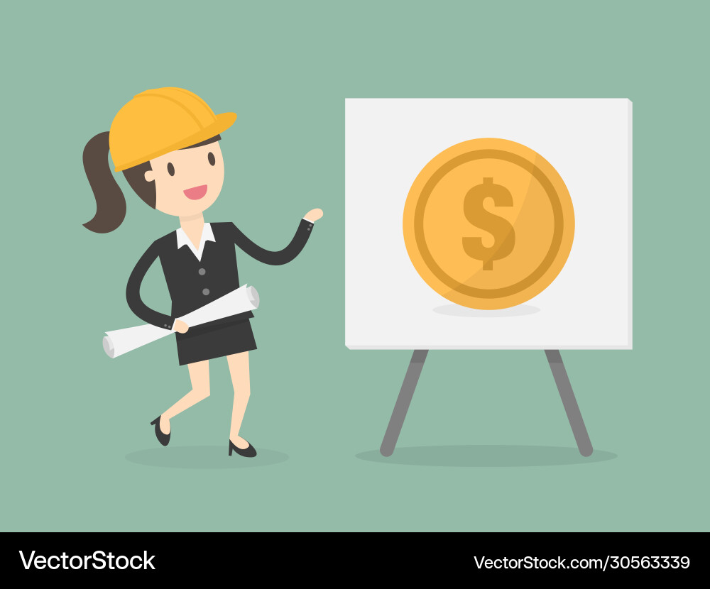 Financial engineering Royalty Free Vector Image