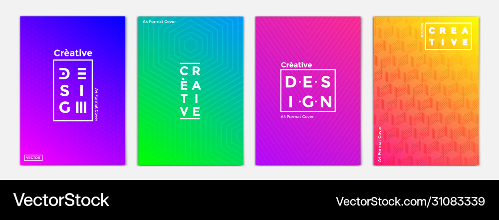 Geometric brochure design 2 Royalty Free Vector Image