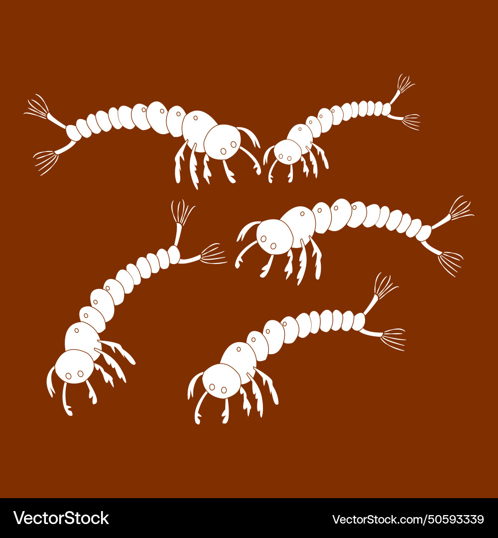 Mosquito larvae icon Royalty Free Vector Image
