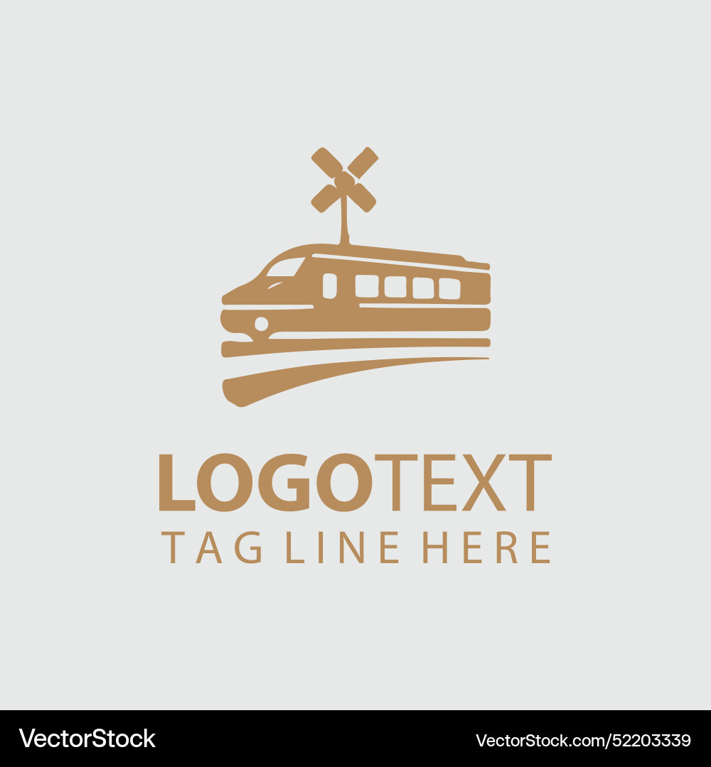 Train logo Royalty Free Vector Image - VectorStock