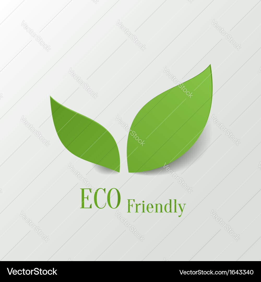 Eco friendly background Royalty Free Vector Image