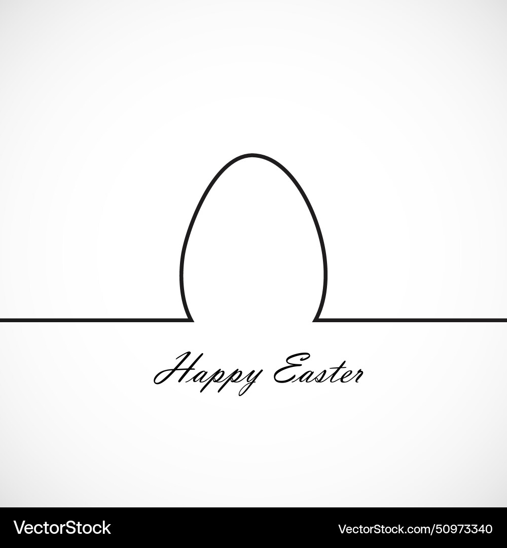 Happy easter egg symbol holiday Royalty Free Vector Image