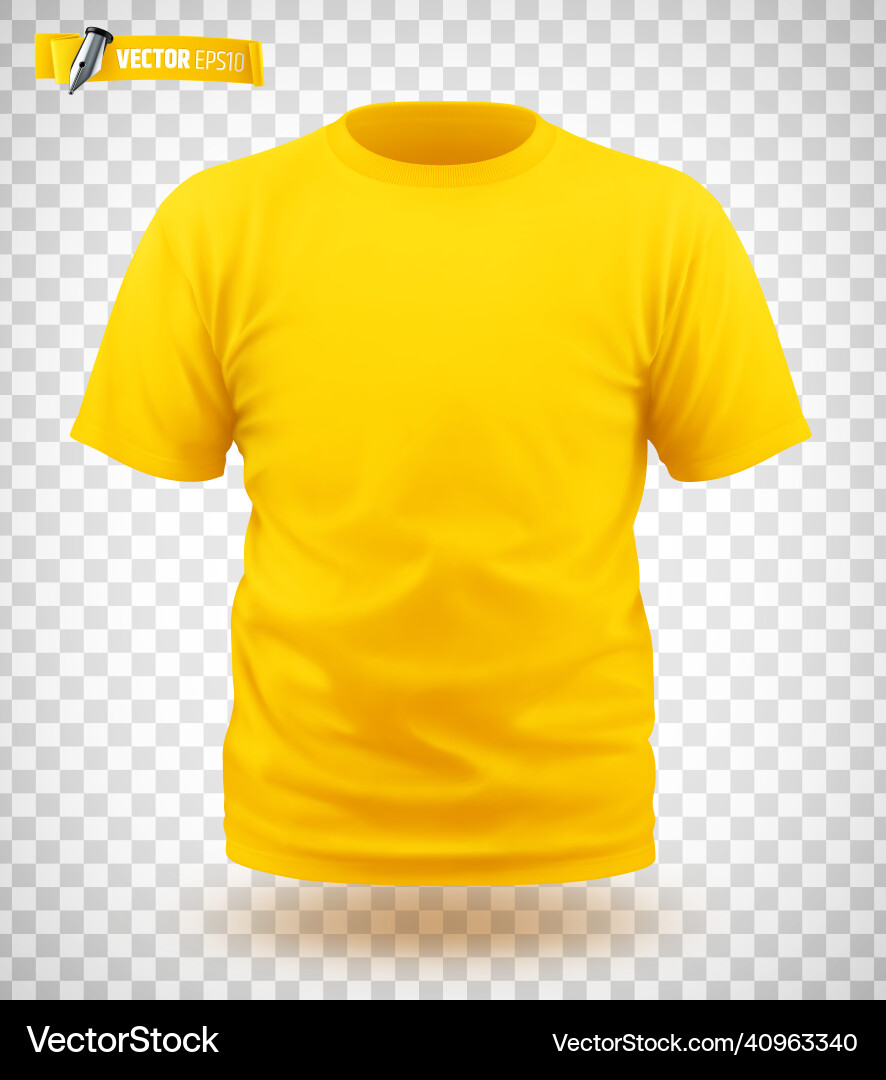 Realistic t-shirt Royalty Free Vector Image - VectorStock