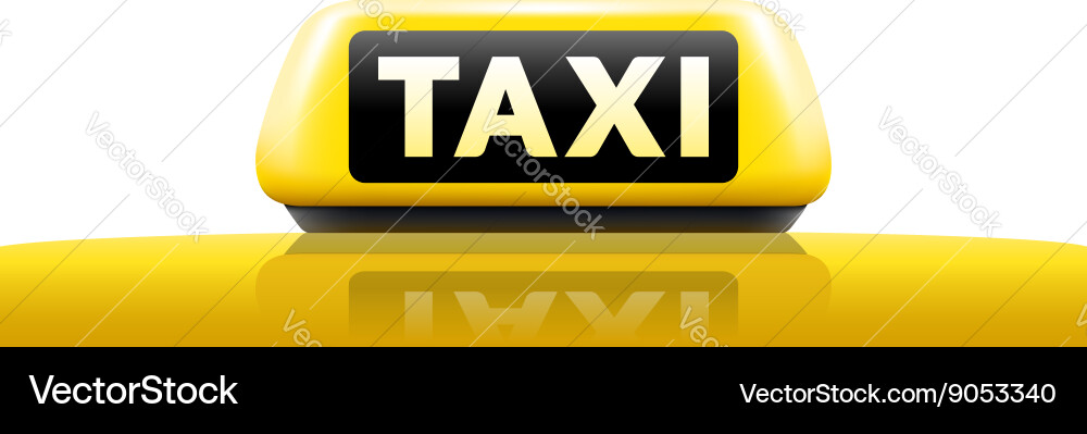 Taxi Royalty Free Vector Image - VectorStock
