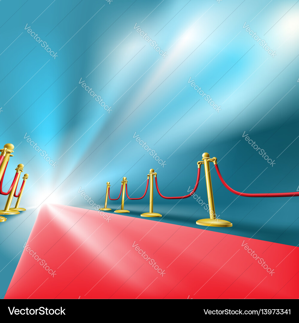 Red carpet Royalty Free Vector Image - VectorStock