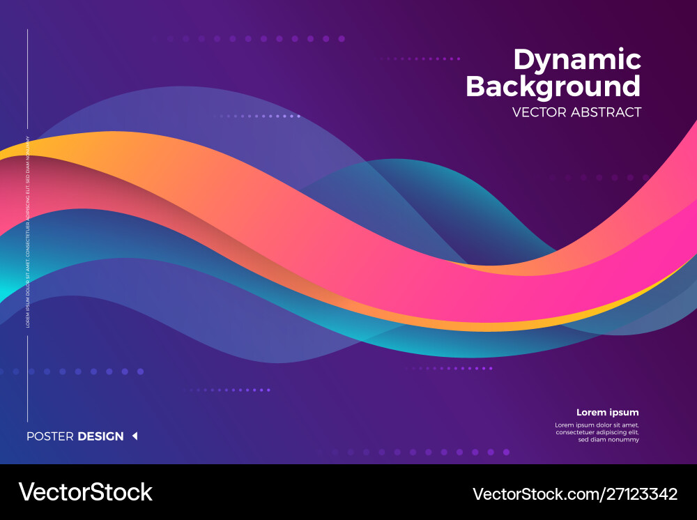 Abstract dynamic background Royalty Free Vector Image