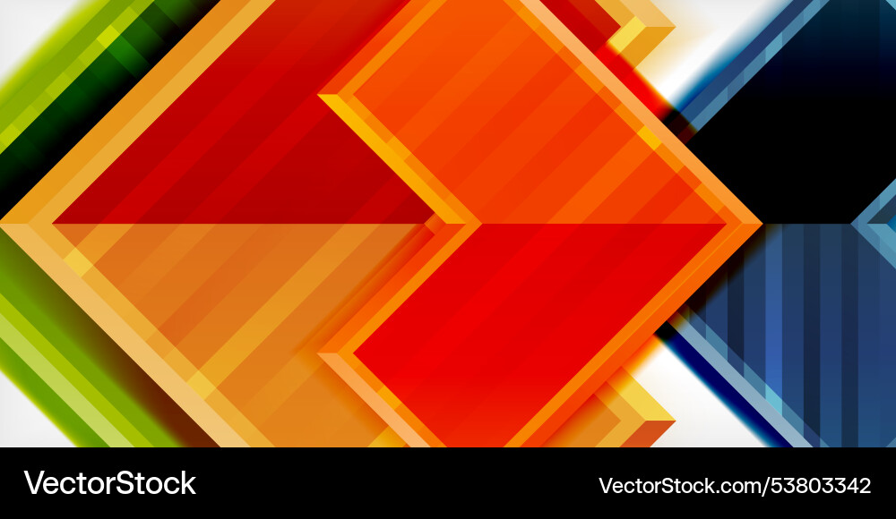 Arrow geometric abstract background Royalty Free Vector