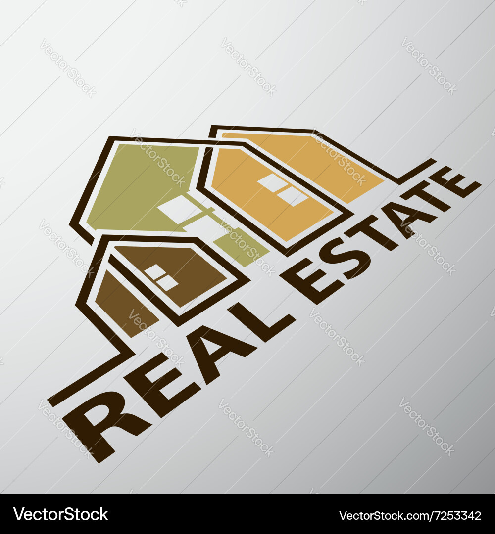 Real estate stock Royalty Free Vector Image - VectorStock
