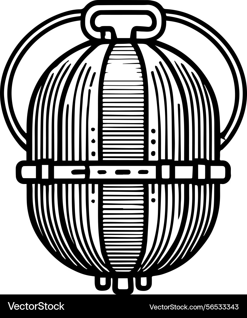 Simple icon of a buoyancy control device logo Vector Image