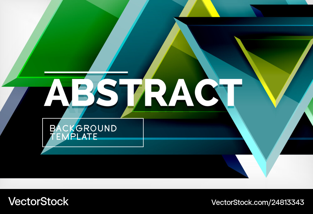 Triangular low poly background design Royalty Free Vector