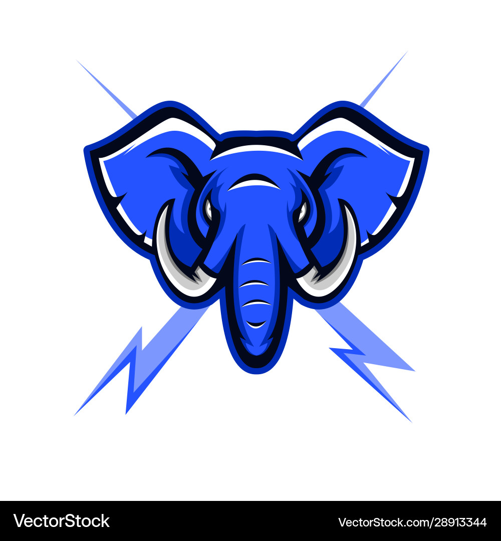 Elephant logo Royalty Free Vector Image - VectorStock