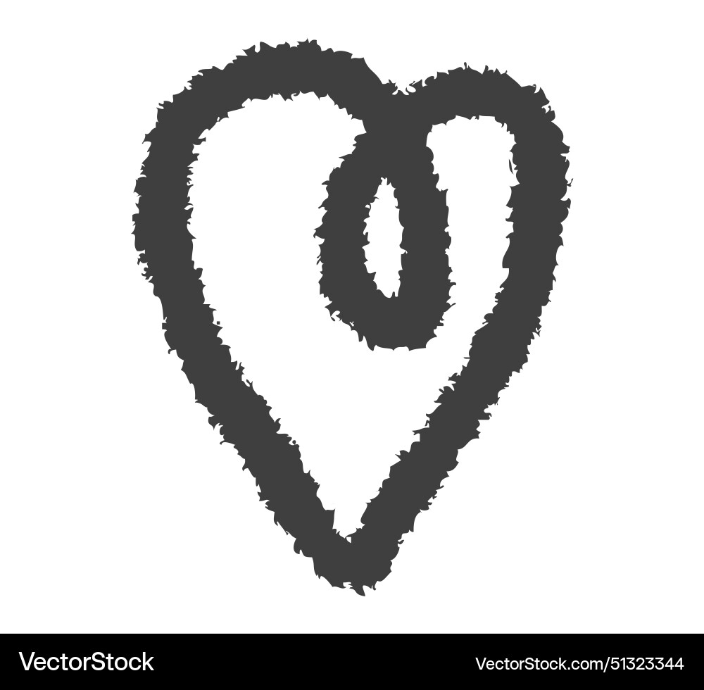 Valentine heart symbol design Royalty Free Vector Image