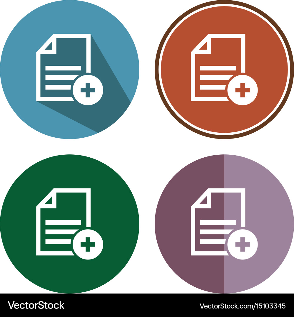 Add file Royalty Free Vector Image - VectorStock