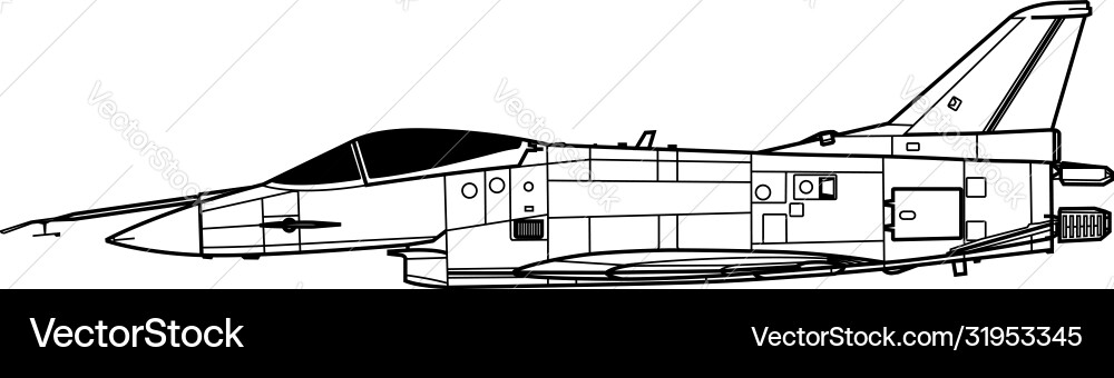 Rockwell-mbb x-31 Royalty Free Vector Image - VectorStock