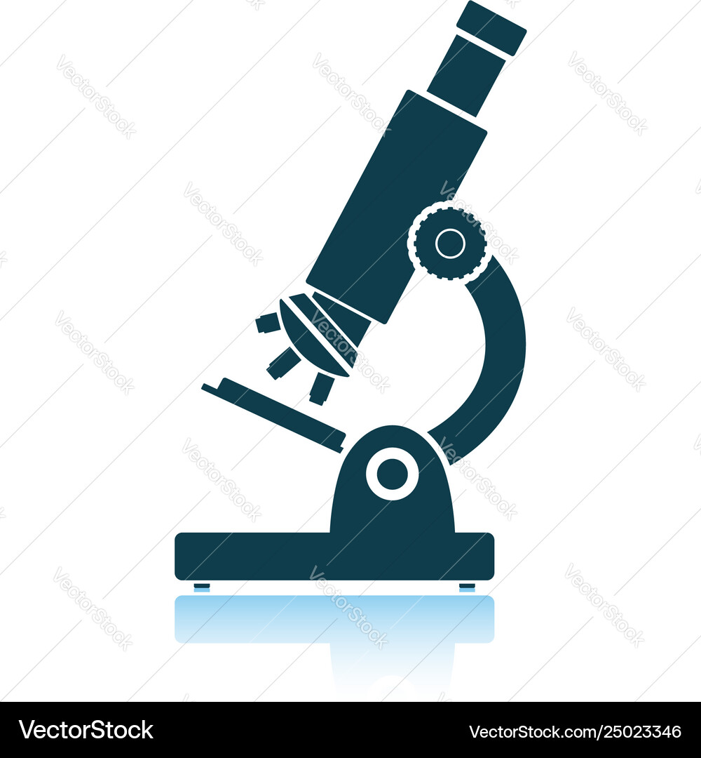 School microscope icon Royalty Free Vector Image