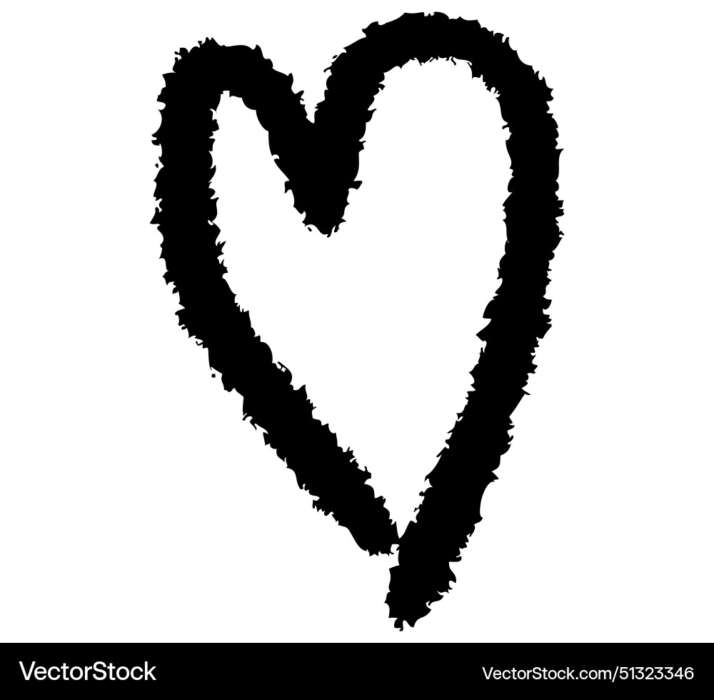 Valentine heart symbol design Royalty Free Vector Image
