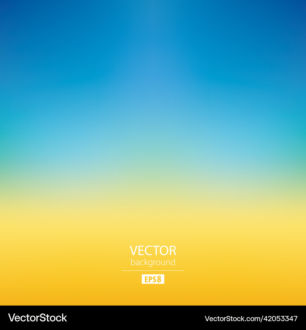 Gradient background in blue and yellow Royalty Free Vector