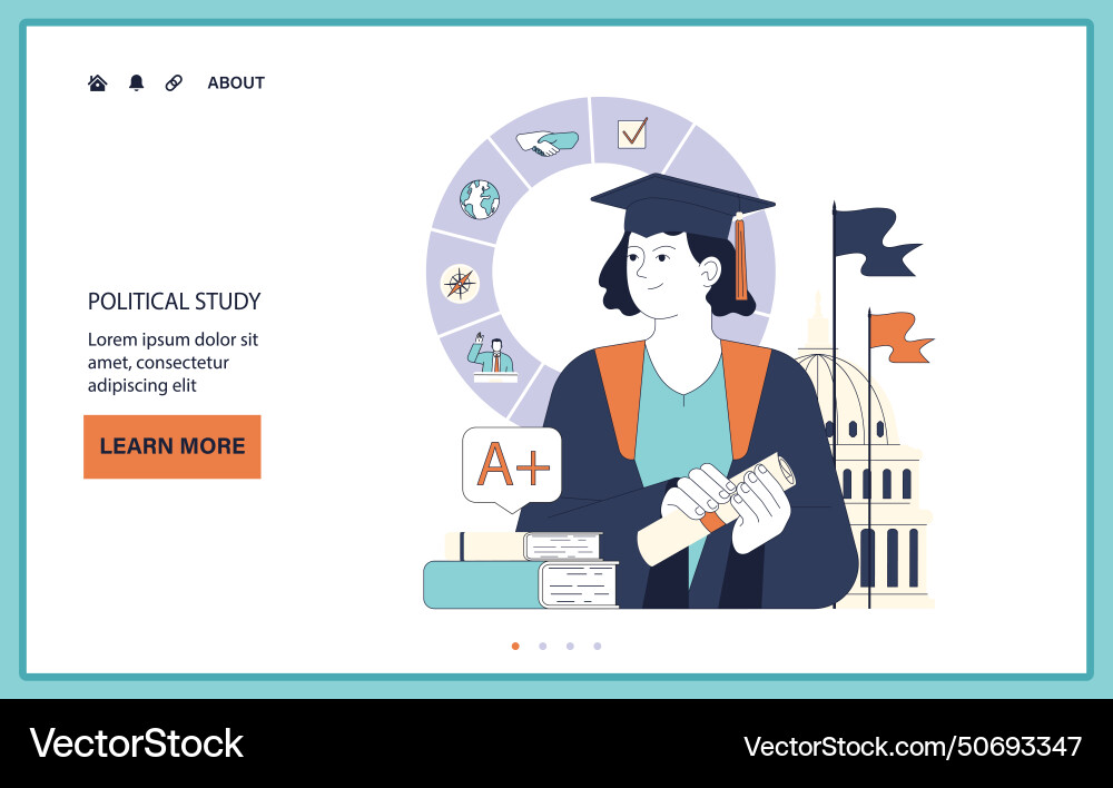 Political action diverse people involved Vector Image