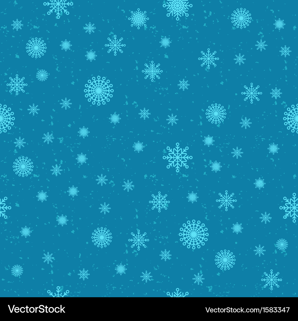 Winter Snowflake Seamless Background Royalty Free Vector