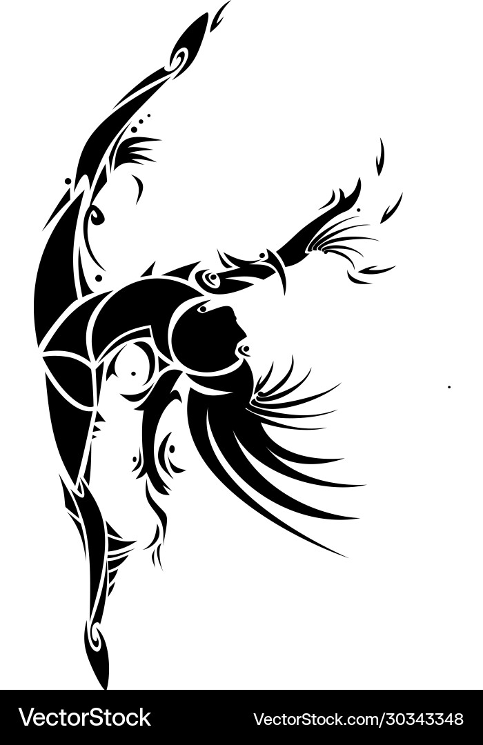 Abstract dancer Royalty Free Vector Image - VectorStock