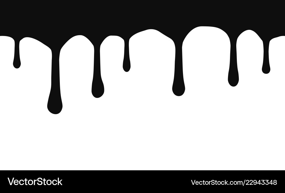 Dripping Paint Splatter Royalty Free Vector Image
