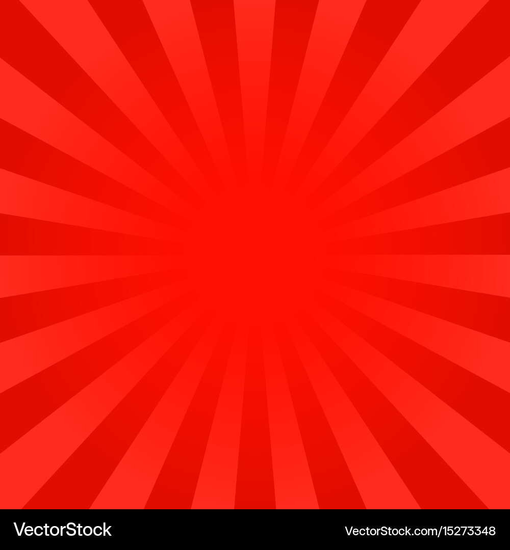 Dynamic Red Ray Background Royalty Free Vector Image