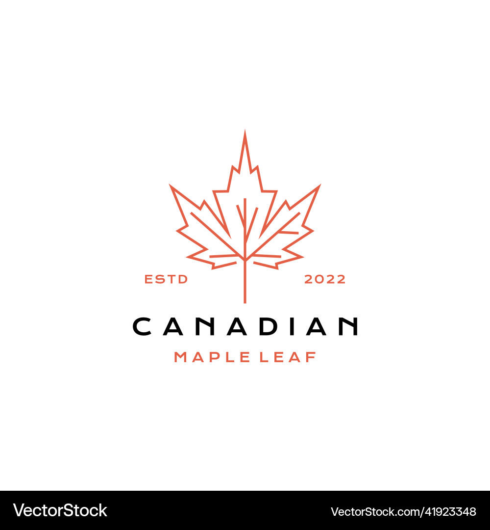 Maple Leaf Logo - Canadian Symbol Royalty Free Vector Image